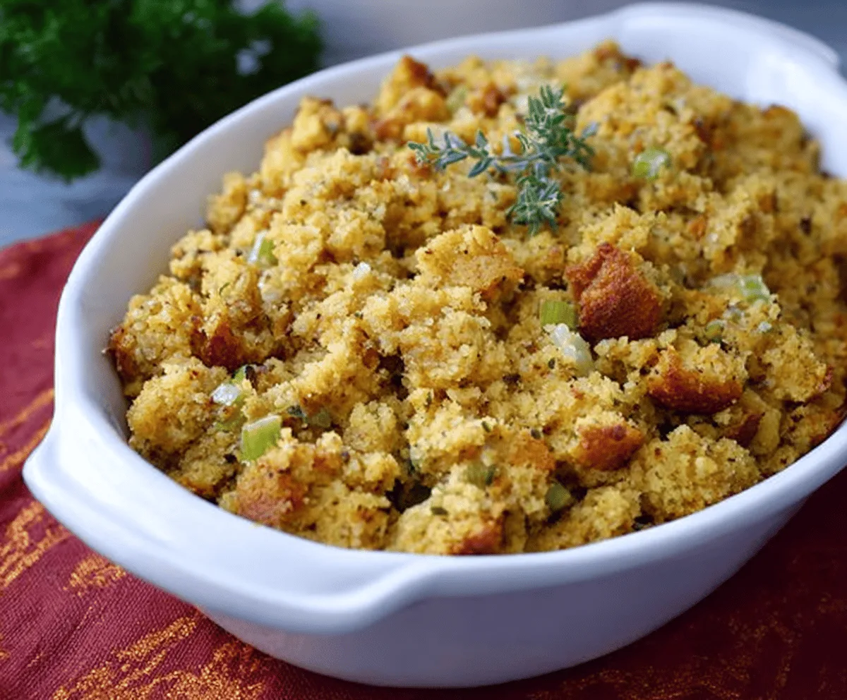 Delicious Cornbread Dressing Recipe | Easy & Tasty