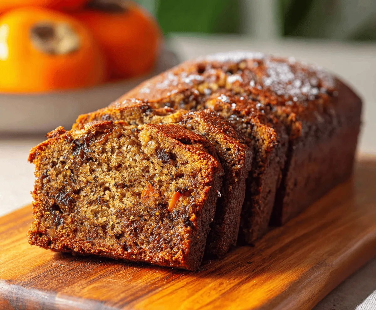 Moist Persimmon Bread Recipe – Easy & Delicious!