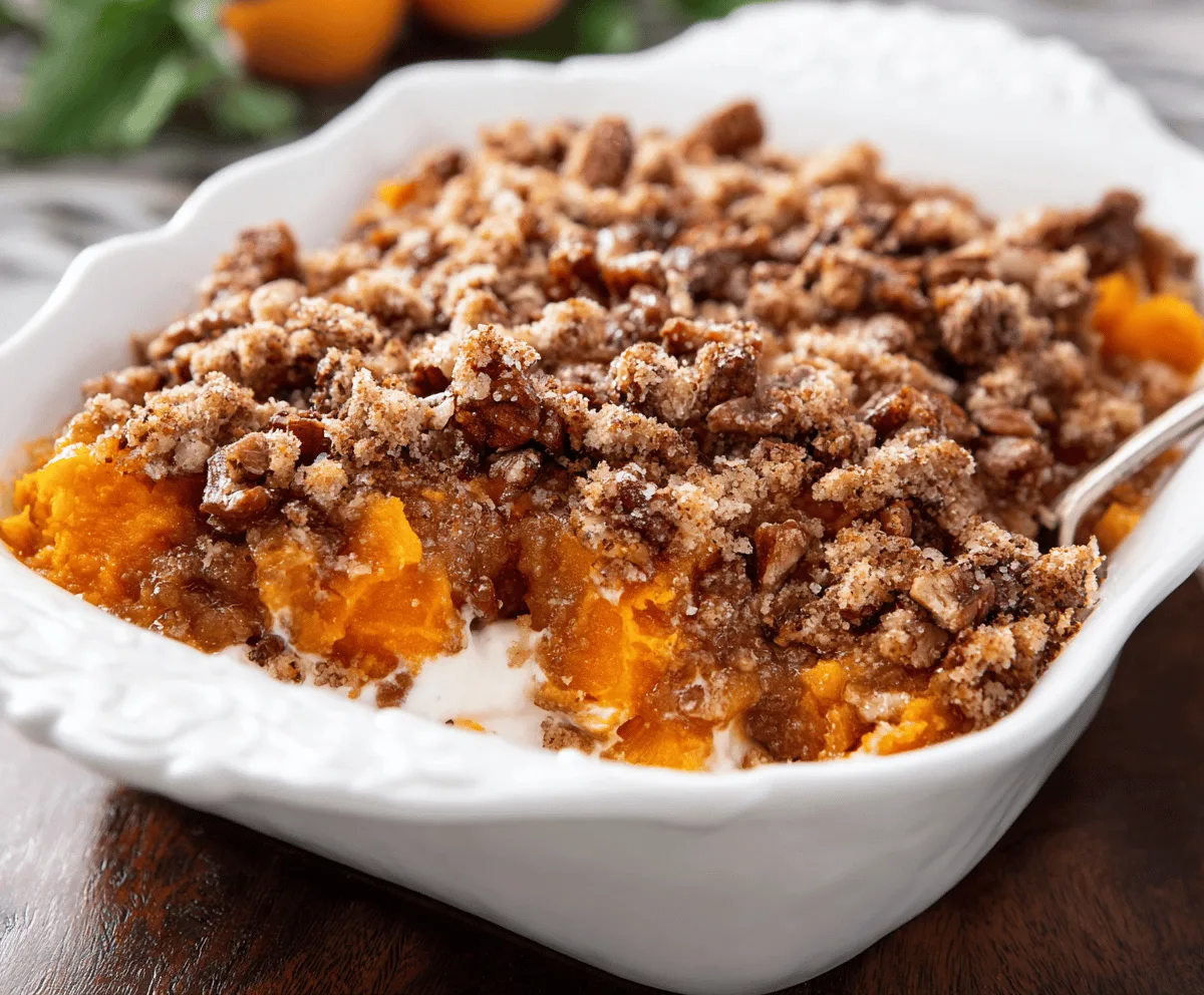 Delicious Sweet Potato Casserole Recipe | Perfect for Holidays