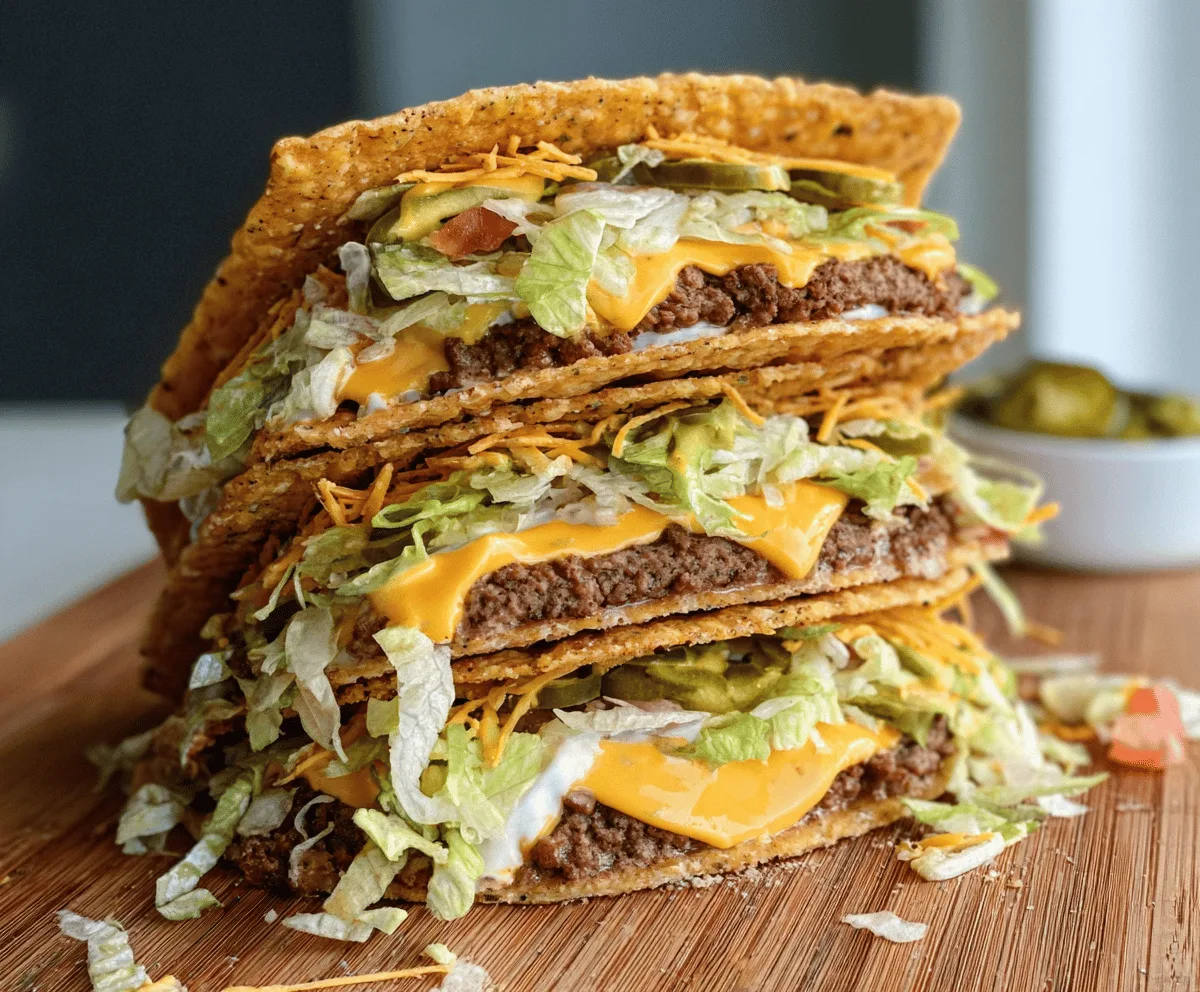 Big Mac Smash Burger Taco Recipe