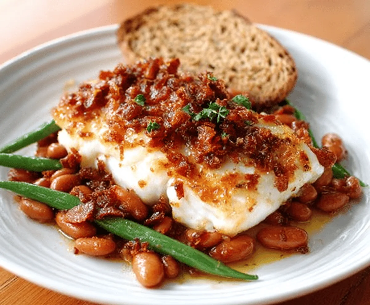 Boston Baked Cod Recipe - Light & Flavorful
