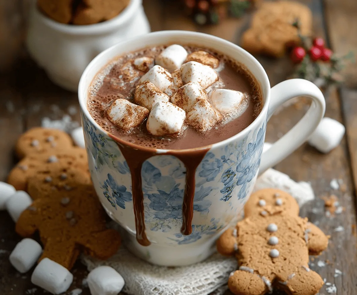 Cozy Gingerbread Hot Chocolate Recipe