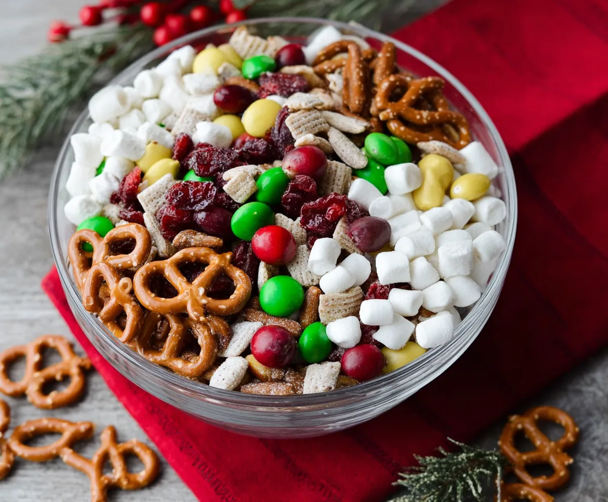 Easy Festive Holiday Trail Mix